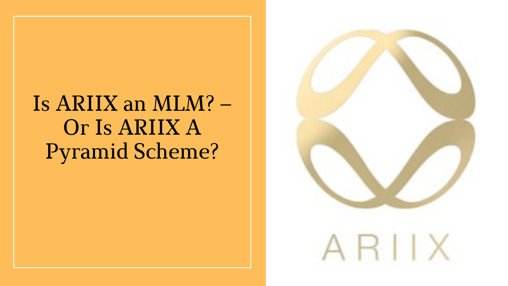Is ARIIX an MLM? – Yes, But Is Something More Sinister Here? | Best ...