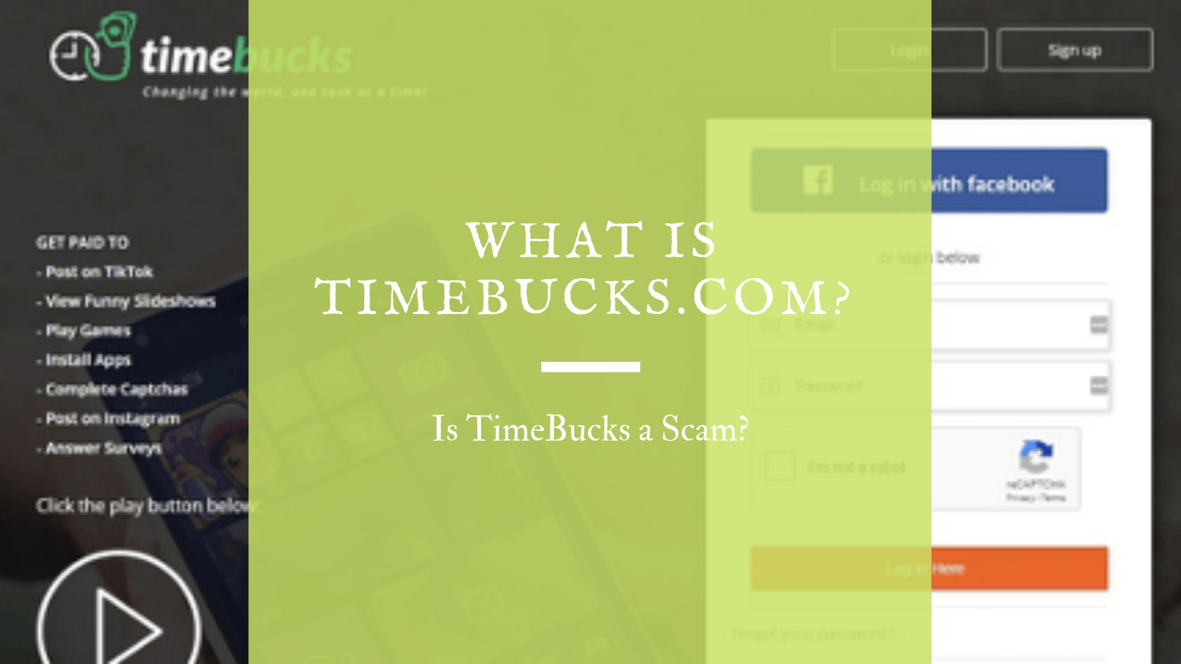 What is TimeBucks.com? Is TimeBucks a Scam? | Best Affiliate Marketing ...